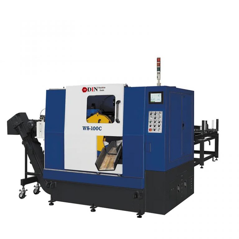 WS-100C เครื่องเลื่อยสายพานแนวนอน Automatic - DIN Machine Tools